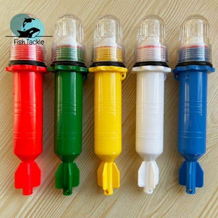Marine water proof torpedo blinker fishing light floating signal light ...