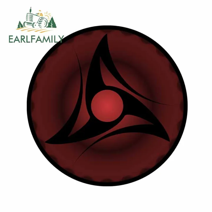 EARLFAMILY 13cm x 13cm for Naruto Mangekyou Sharingan Vinyl Car ...