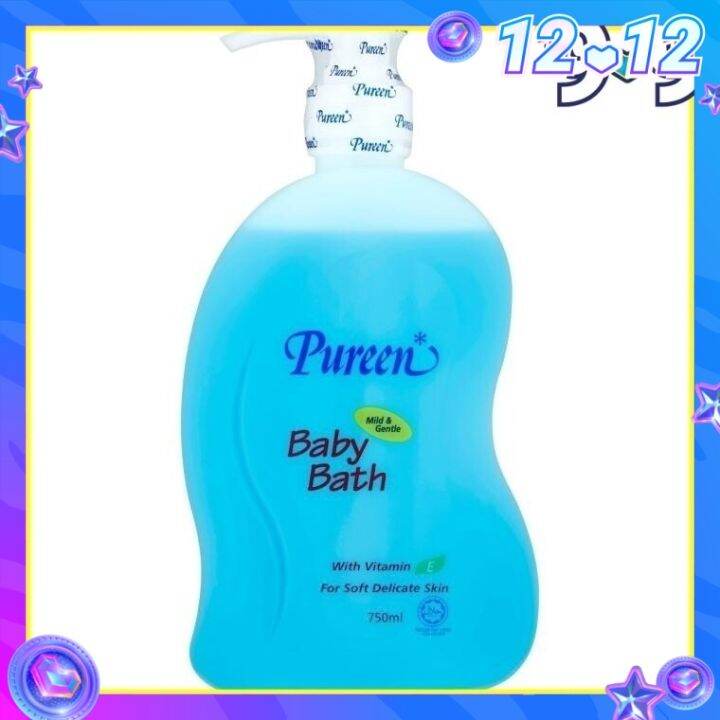 Pureen Baby Bath with Vitamin E (750ml) | Lazada