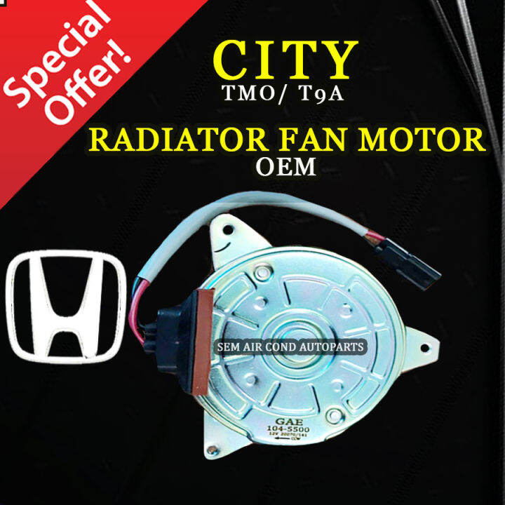 HONDA CITY TMO / T9A OEM TAIWAN NEW RADIATOR FAN MOTOR (CAR AIRCOND ...