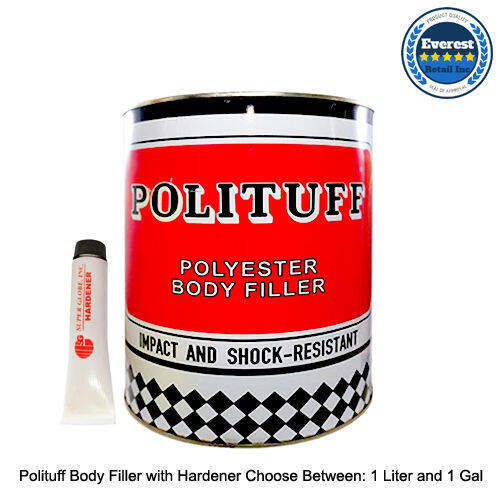 Polituff Body Filler with Hardener (1 Liter) | Lazada PH