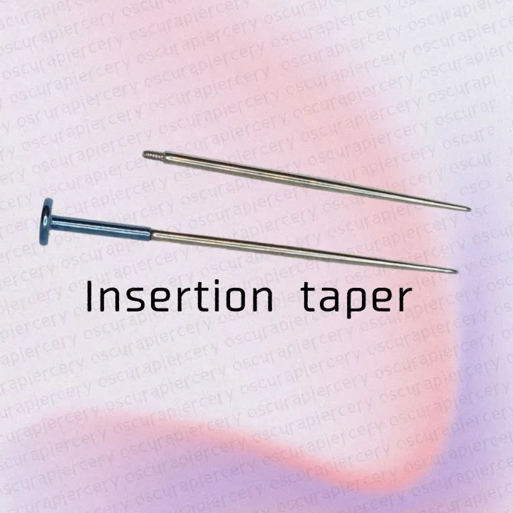 Oscura Piercery | INSERTION TAPER | ASTM F136 Implant Grade Titanium ...