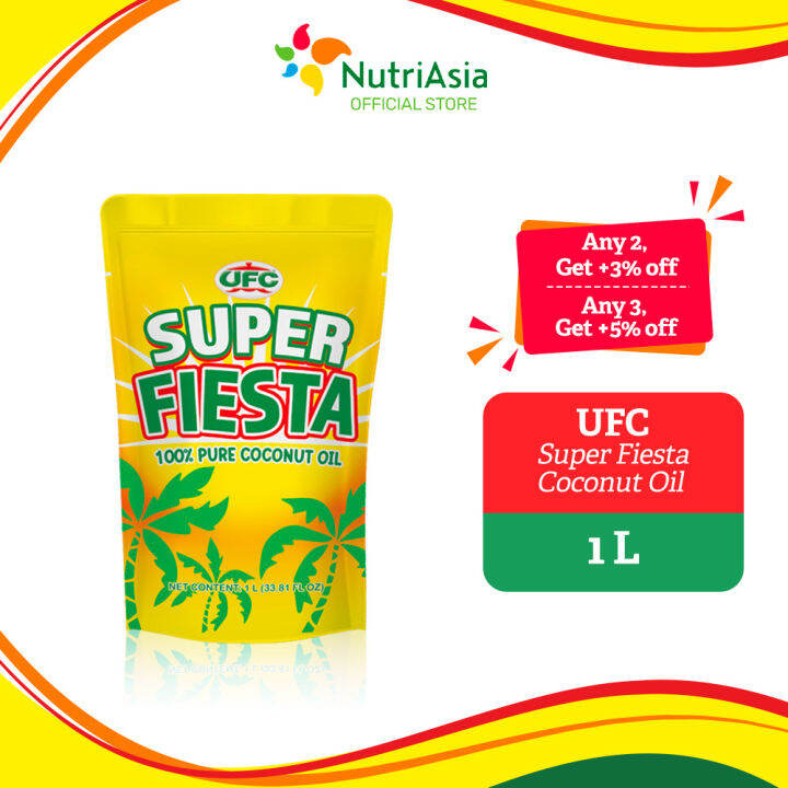 NUC UFC Super Fiesta Coconut Oil 1L SUP | Lazada PH