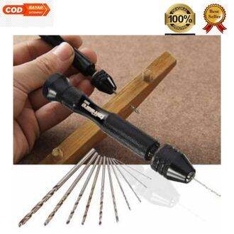 Bor Tangan Manual HSS Twist Drills dengan 10 Mata Bor/Alat Ini ...