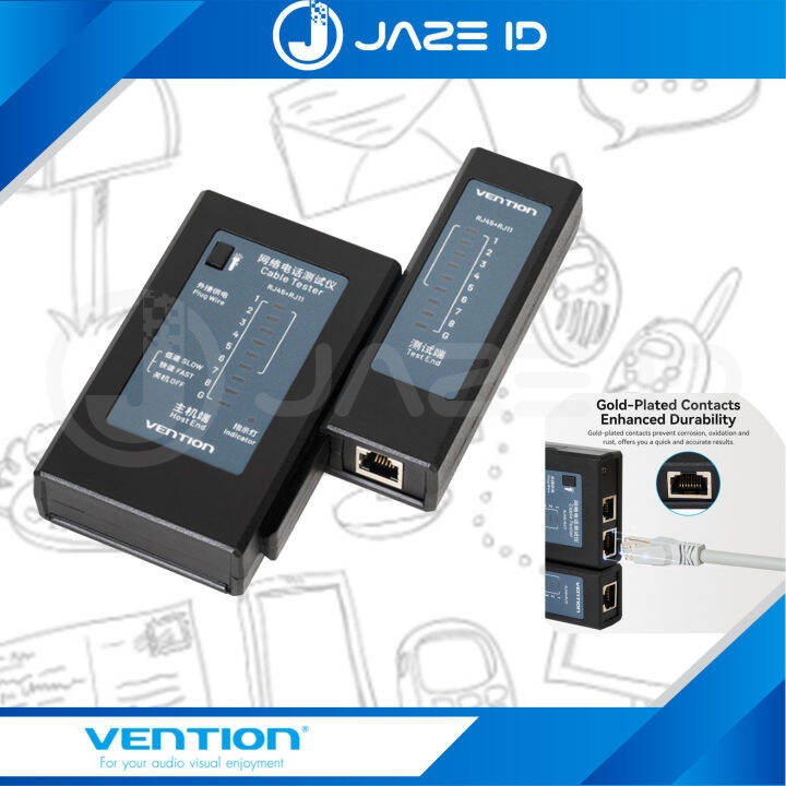 Vention Alat Penguji Lan Network Tester Ethernet RJ45 RJ11 | Lazada ...