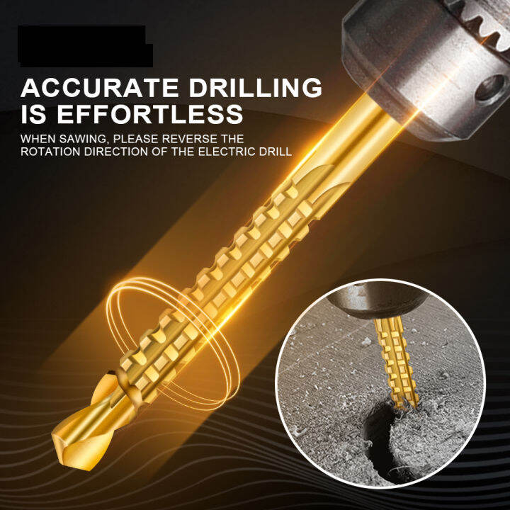 【CW】63 Pcs Cobalt Drill Bit Set Spiral Screw Metric Composite Tap Drill ...