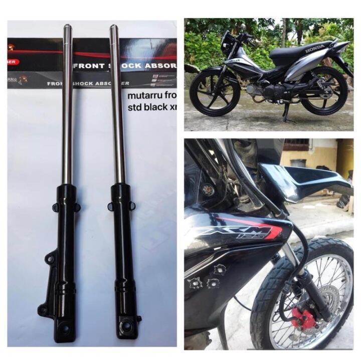 Mutarru Front Shock Telescopic Assembly Assy Standard Black Xrm 125 ...