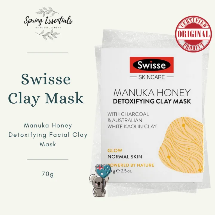 Swisse Skincare Manuka Honey Detoxifying Facial Clay Mask 70g | Lazada PH
