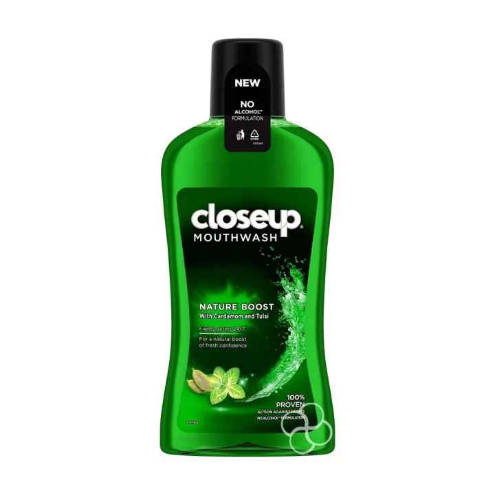 Closeup Nature Boost Mouthwash 500mL | Lazada PH