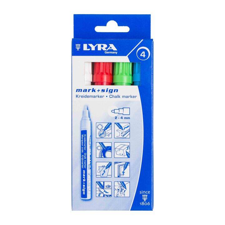 LYRA Chalk Marker Assorted Color Round Tip | Lazada Indonesia