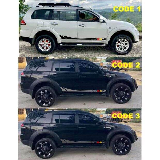 Mitsubishi Montero Gen 2 Ralliart Sticker Design | Lazada PH