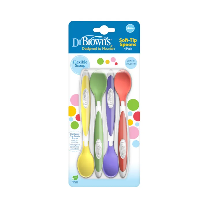 Dr. Brown's Spoon Soft-Tip , 2-Pack (Yellow, Green) | Lazada PH
