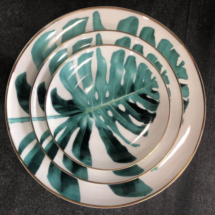 MONSTERA 3PC SET BONE CHINA | Lazada PH