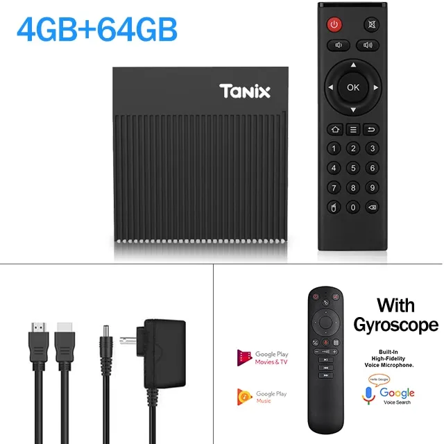 TV Box Tanix X4 Android 11 Smart Amlogic S905X4 4GB 32GB 64GB 2.4G 5G ...
