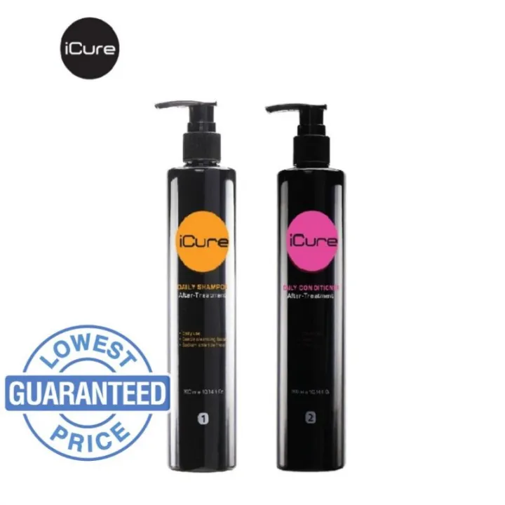AUTHENTIC iCure After Treatment Shampoo or iCure Conditionerhair dye ...