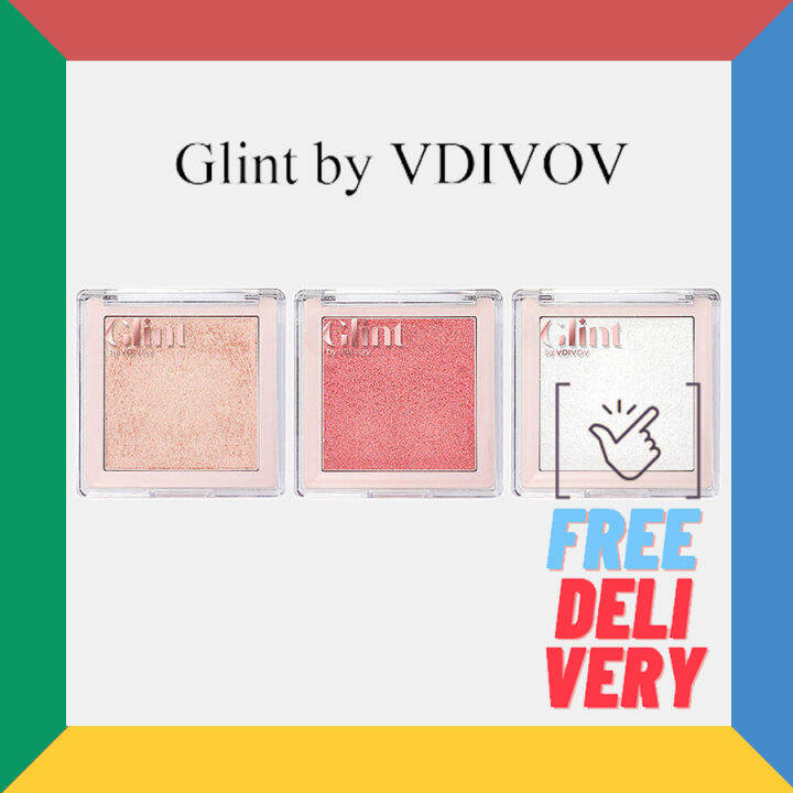 GLINT BY VDIVOV Highlighter 3colors Shimmer Glow Glitter 3.8g | Lazada PH