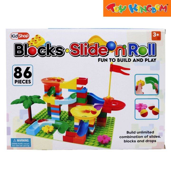 KidShop Blocks Slide n Roll Playset | Lazada PH