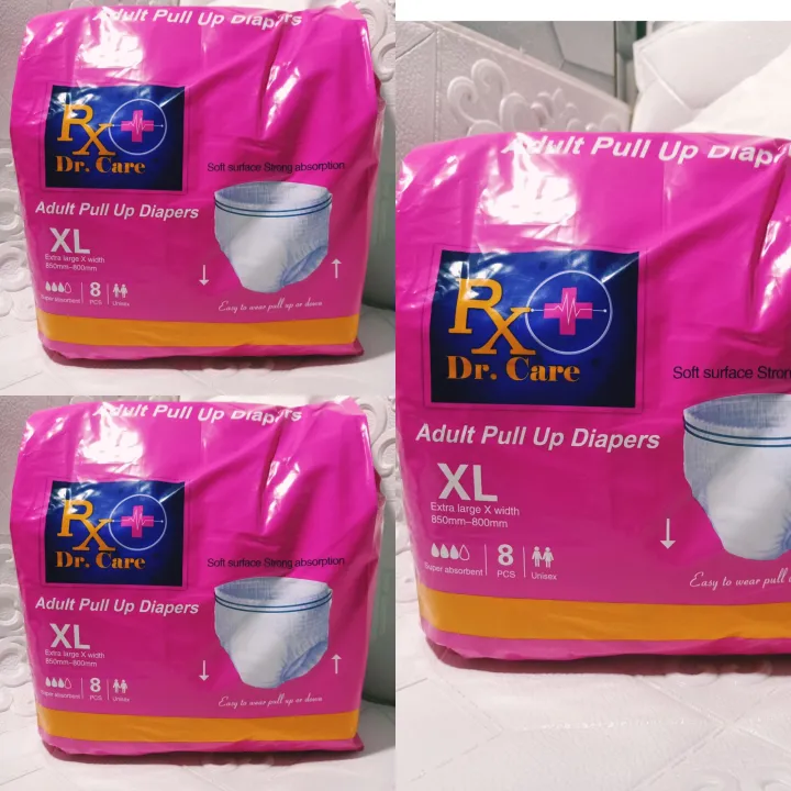 3Packs Adult Diaper Pull Up XL (8Pcs/Pack) | Lazada PH