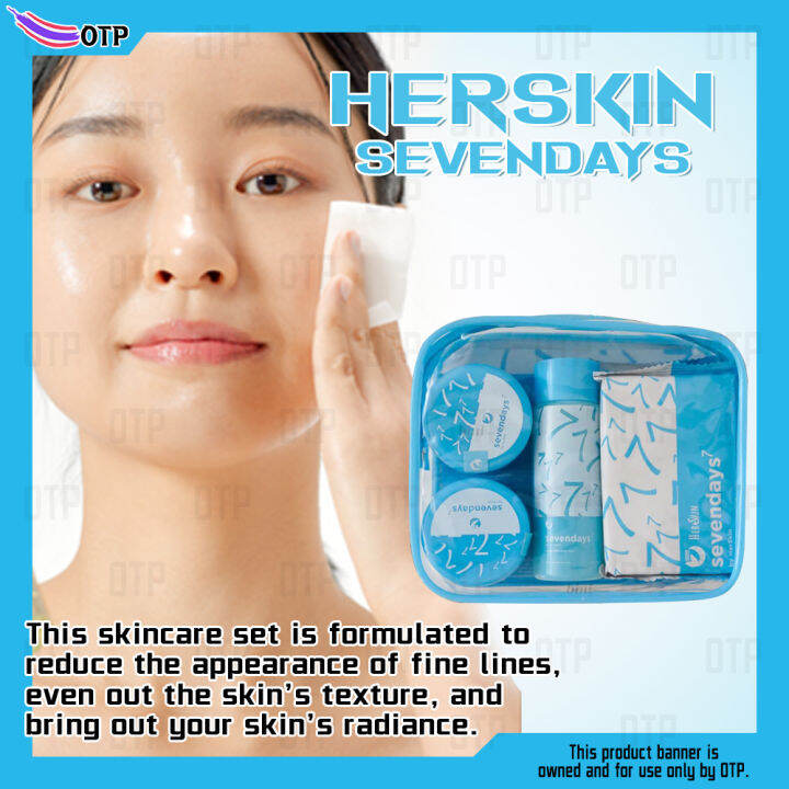HerSkin Sevendays Exfoliating Set Rejuvenating, Renew Skin, Micro ...