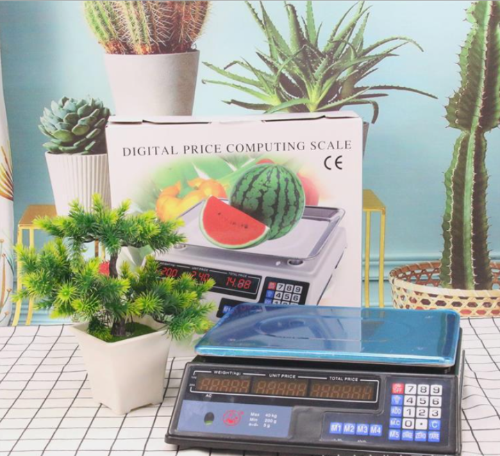 Rechargeable Digital price computing scale 40KG | Lazada PH