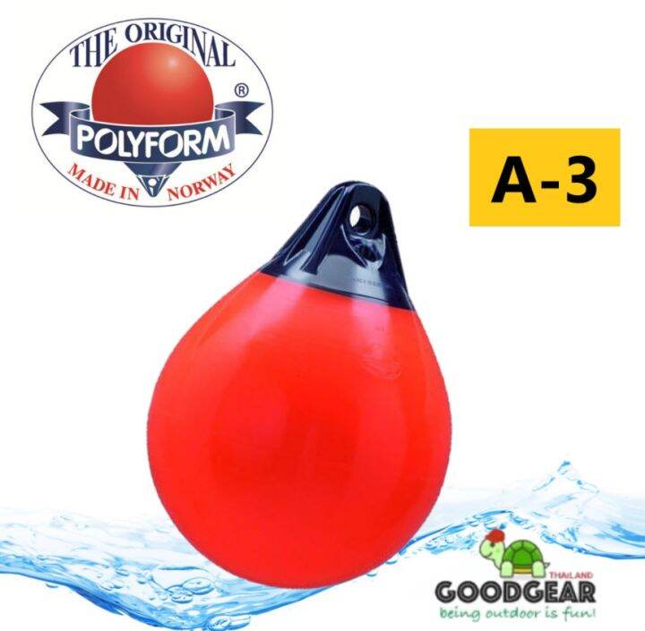 Polyform Norway ทุ่นกลม สีส้ม รุ่น A-3 | Lazada.co.th