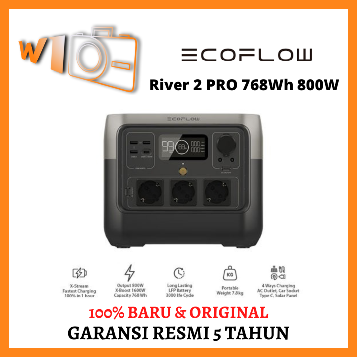 EcoFlow River 2 PRO 768wh 800w Portable Power Station Outdoor | Lazada ...