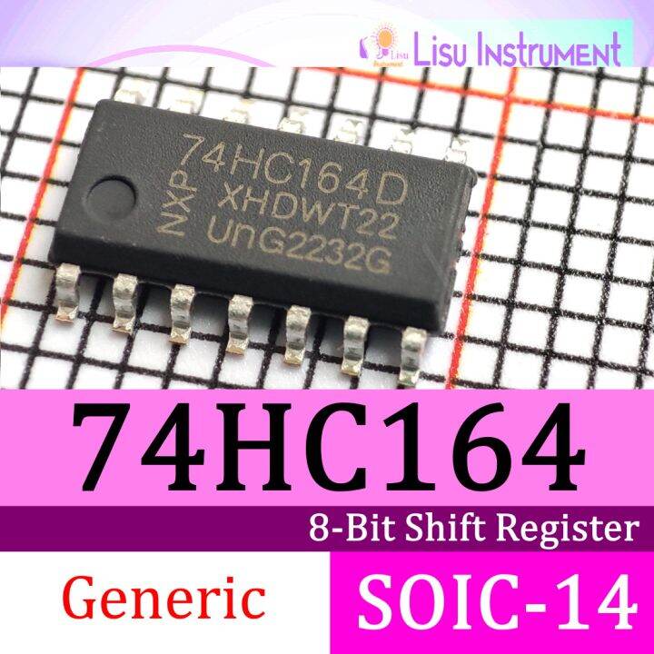 74HC164D HC164 8-Bit Serial-in Parallel-out Shift Register SOIC-14 ...