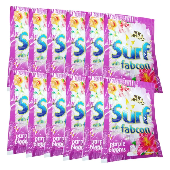 SURF with Fabcon Purple Blooms, 12Pcs. x 57gram | Lazada PH