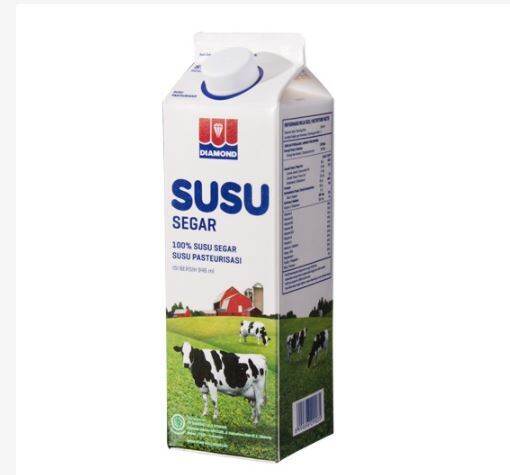 Diamond Fresh Milk Plain 946 ml | Lazada Indonesia