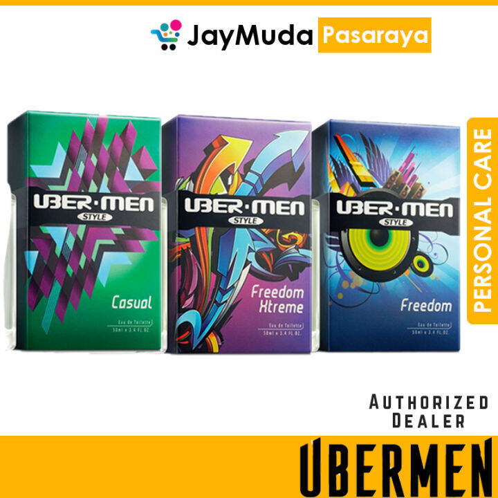 UberMen EDT Style Casual / Freedom / Freedom Xtreme 50ml /100ml Halal ...