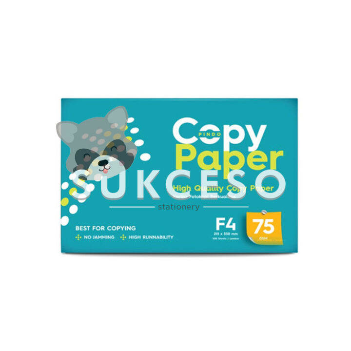 Copy Paper F4 75gr Kertas HVS Print Fotocopy Murah Berkualitas | Lazada ...