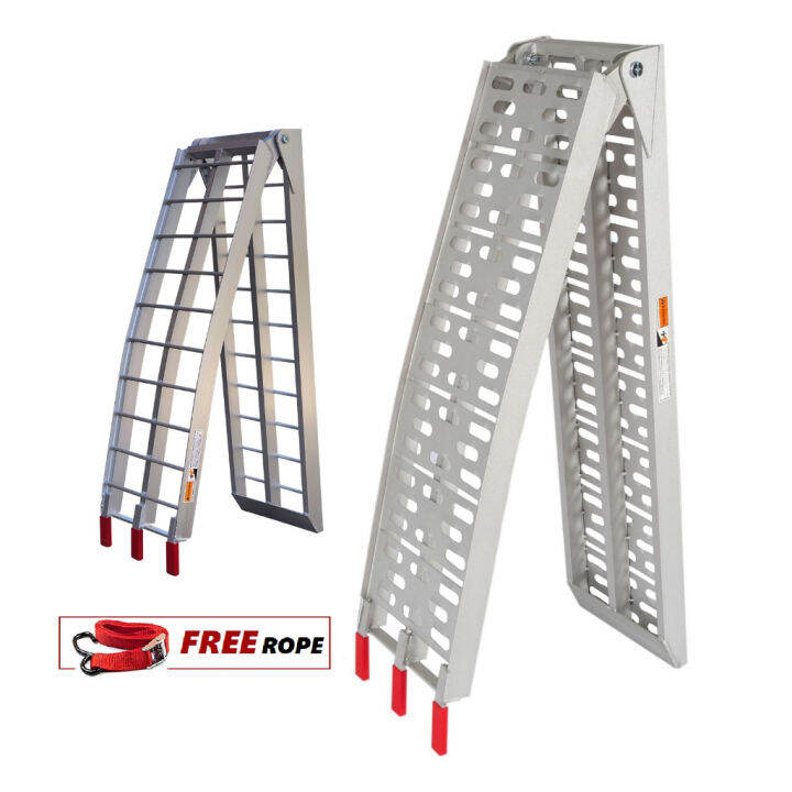 MOTORCYCLE BIKE STAGE FOLDING LADDER RAMP HEAVY-DUTY MOTOCYCLE BIKE ...