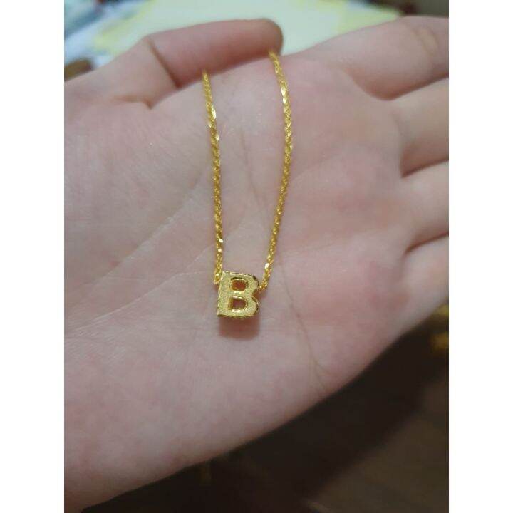 Set liontin inisial huruf B | Lazada Indonesia