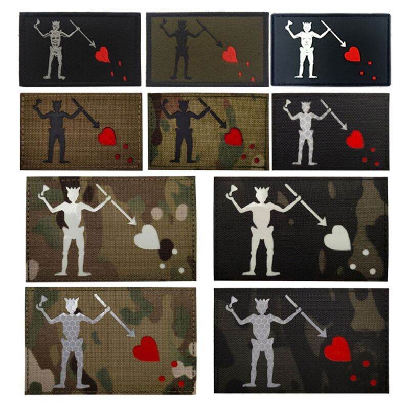 Us Team FlUs Team Flag Black Beard Blackbeard Pirate Flag Patch Edward ...