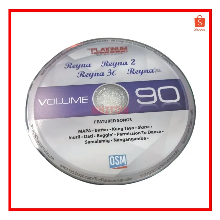 ORIGINAL PLATINUM REYNA 1,2,3C & SE UPDATED DISC VOL 90 | Lazada PH