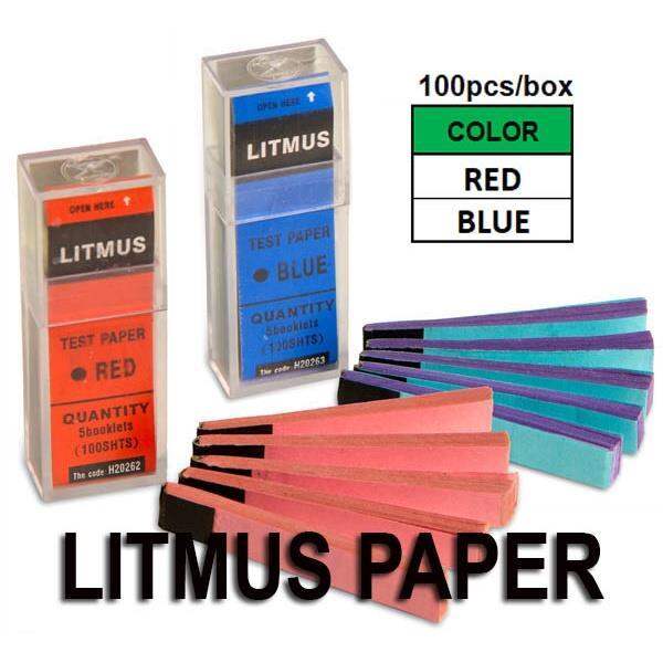 RB7isleD LITMUS TEST PAPER BLUE AND RED | Lazada PH