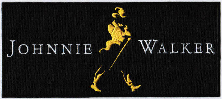 Johnnie Walker Whisky Car Racing Badge Iron On Embroidered Patch | Lazada