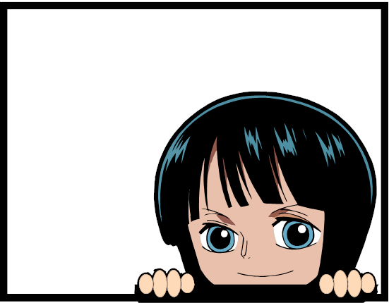 Nico Robin Peeker Sticker | Lazada PH