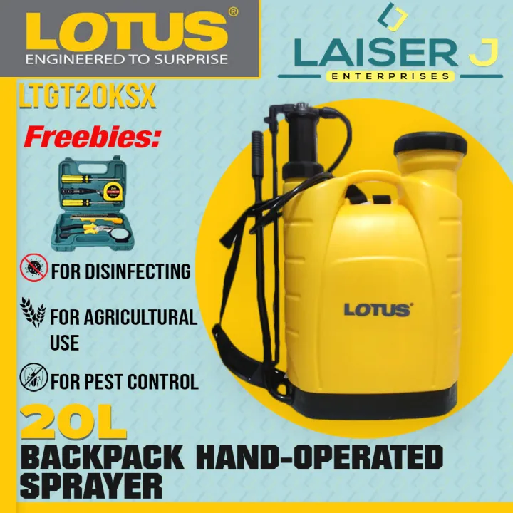 Lotus Knapsack Sprayer 20L LTGT20KSX •Free Hand Tools• | Lazada PH