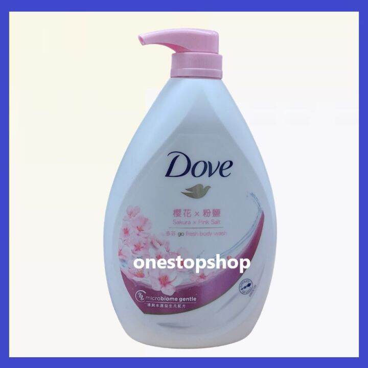 Dove Go Fresh Sakura + Pink Salt Body Wash 1000mL | Lazada PH