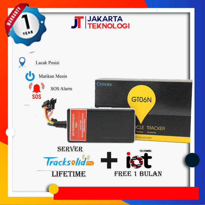 Gps Tracker Mobil GT06N Concox Server Lifetime Tanpa Pemasangan | Lazada Indonesia