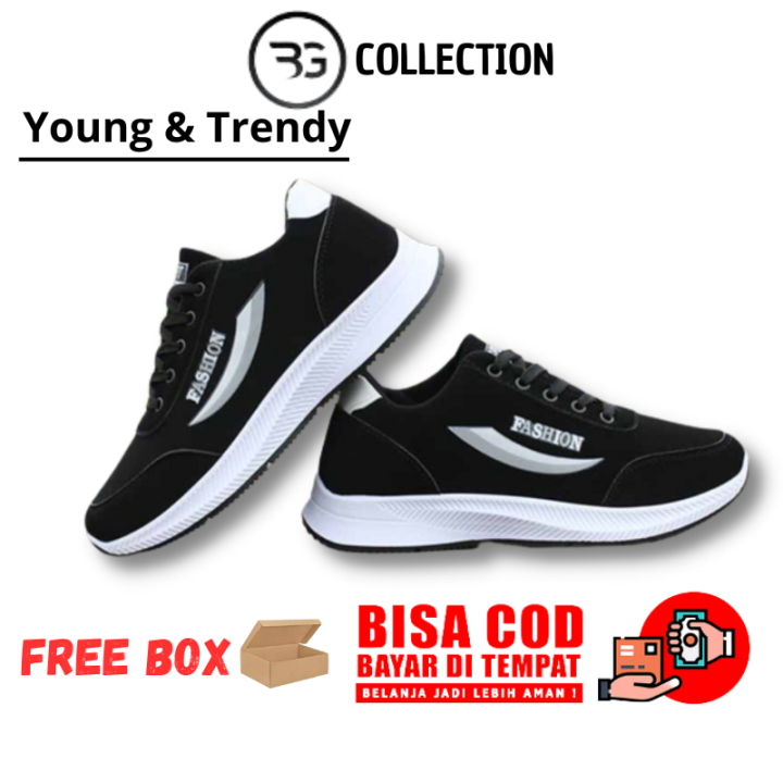 BG Collection Sepatu Sneakers Olahraga Sport Jogging Lari Running ...