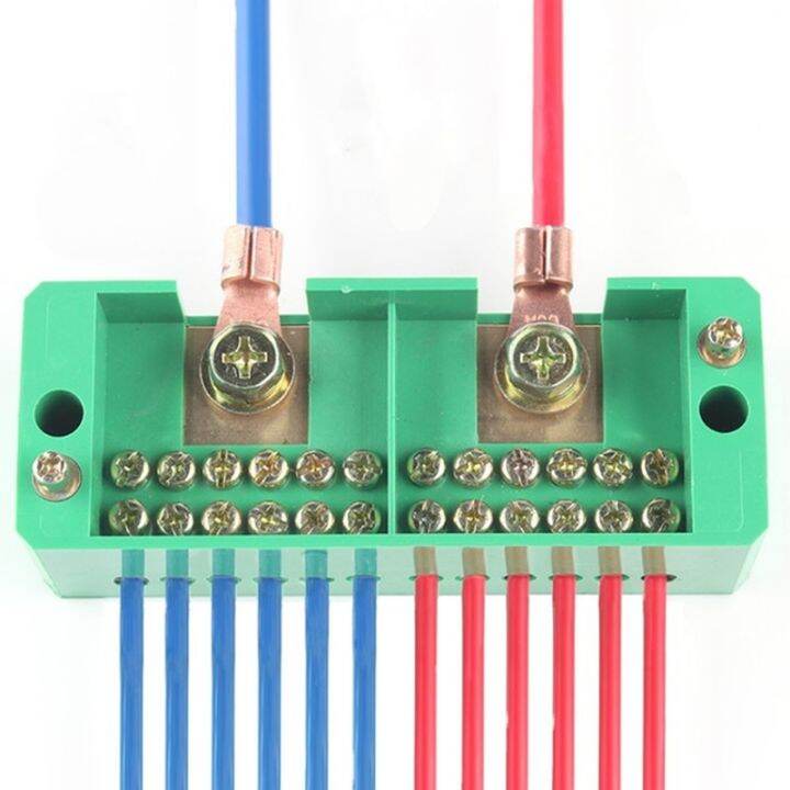Single Phase 2 In 4/6/12 out 660V Junction Box Quick Connect Terminal ...