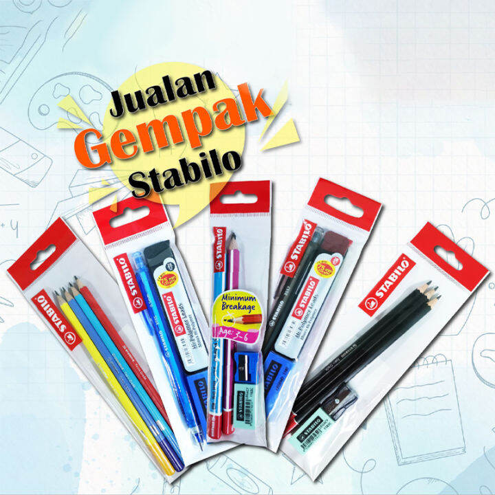 Stabilo Value Pack Gempak Sales Stationery Gift Set Door Gift Alat ...