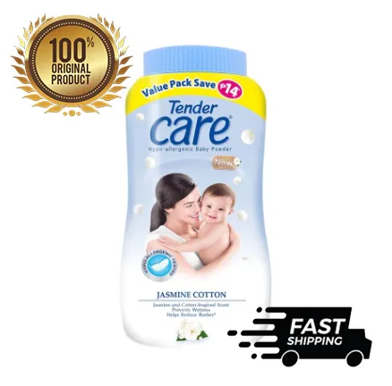 TENDER CARE Jasmine Cotton Hypo-Allergenic Baby Powder 200g | Lazada PH