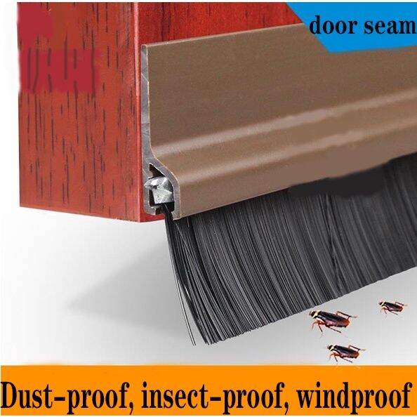 HCCM 1pc 100CM Heavy Duty Door Bottom Seal Brush Door Seal Dust Proof ...