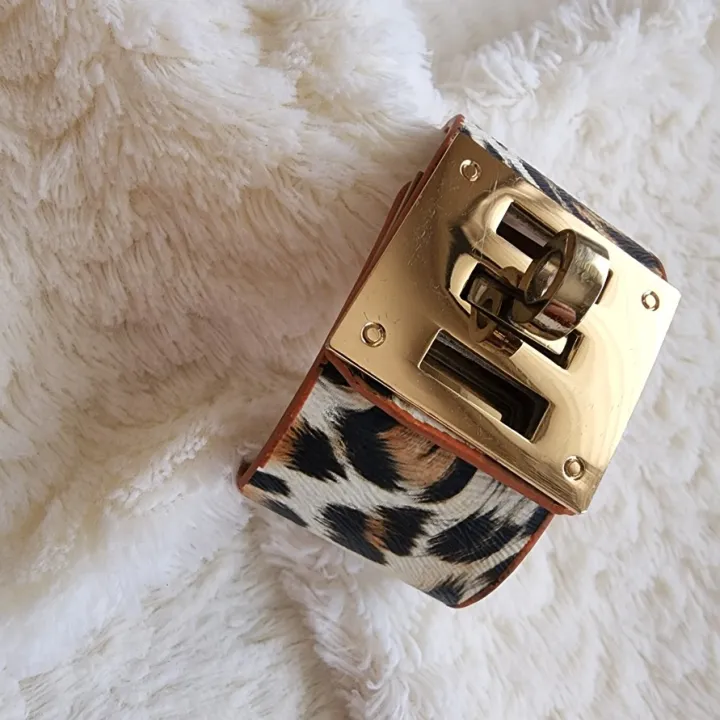 Leopard Leather Cuff Bracelet | Lazada PH