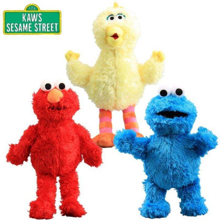 Cute 30cm New Sesame Street Large Elmo and Cookie Monster Soft Plush ...