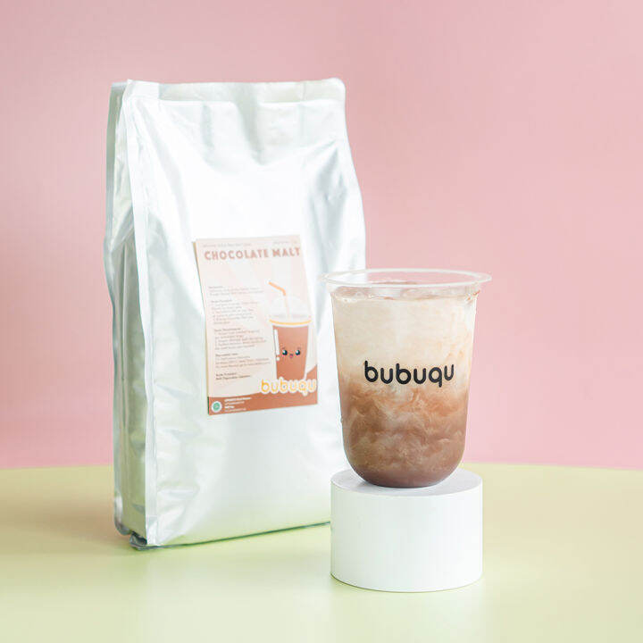1kg Bubuqu Chocolate Malt Powder Drink - Bubuk Minuman Malt Cokelat ...