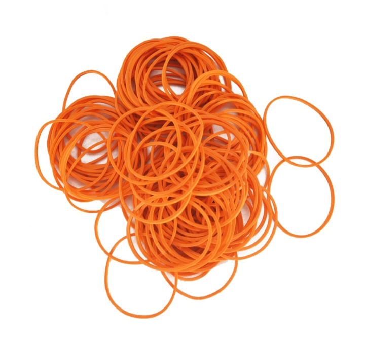 Gelang getah /Orange colour rubber band | Lazada